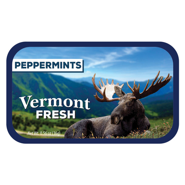 Laying Moose Vermont - 0256S | AmuseMints Sweets and Snacks - USA-Made ...