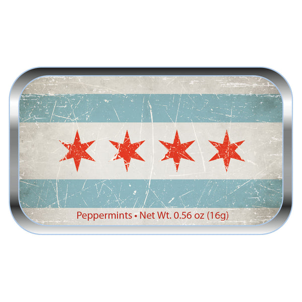 Chicago Distressed Flag - 0528S | AmuseMints Sweets and Snacks - USA ...