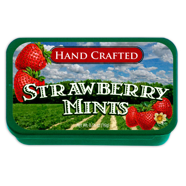Strawberry Mints - 0876S | AmuseMints Sweets and Snacks - USA-Made ...