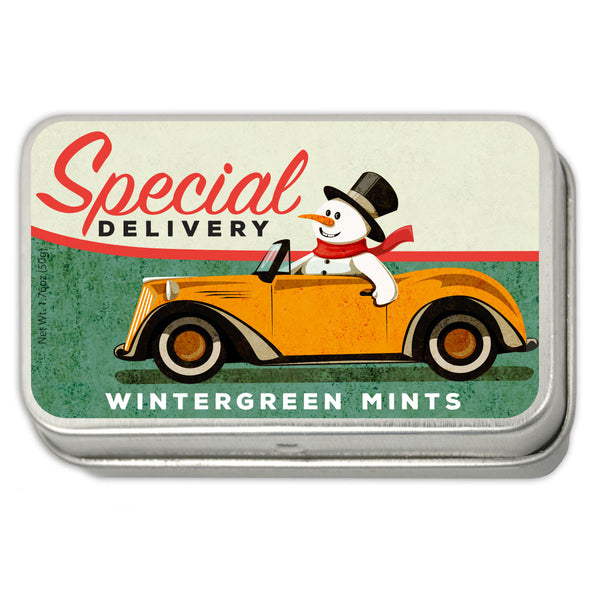 Snowman Special Delivery - 1500S | AmuseMints Sweets and Snacks - USA ...