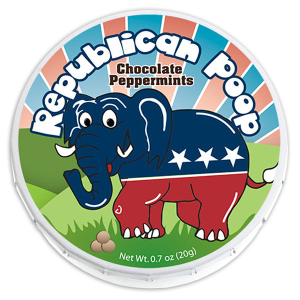 Republican Elephant Poop Mints - 0834P | AmuseMints Sweets and Snacks ...