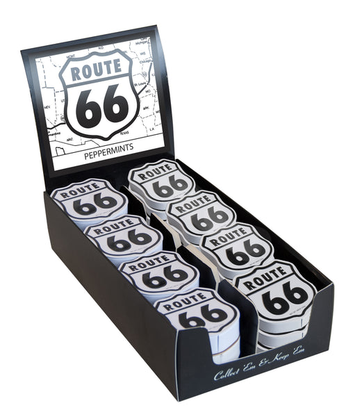 Route 66 Shaped Tin - MTR5095F | AmuseMints Sweets and Snacks - USA ...
